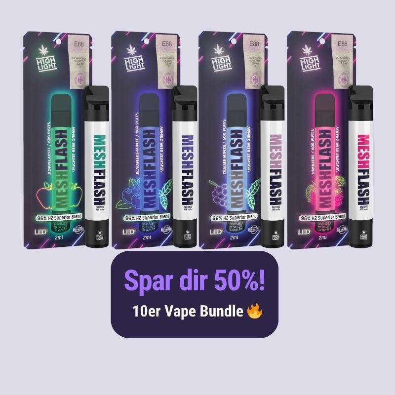 HHC-Vapes 10-pack bundle – MeshFlash H2 Superior Blend