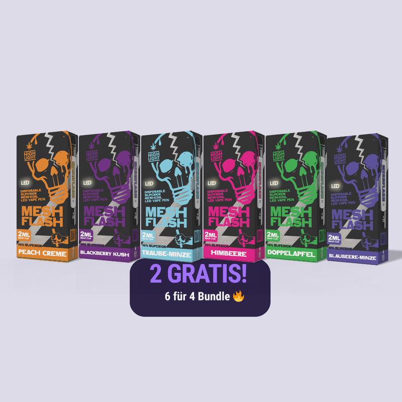6für4 Bundle Highlight-Meshflash H2 Superior – Wähle deine Sorten
