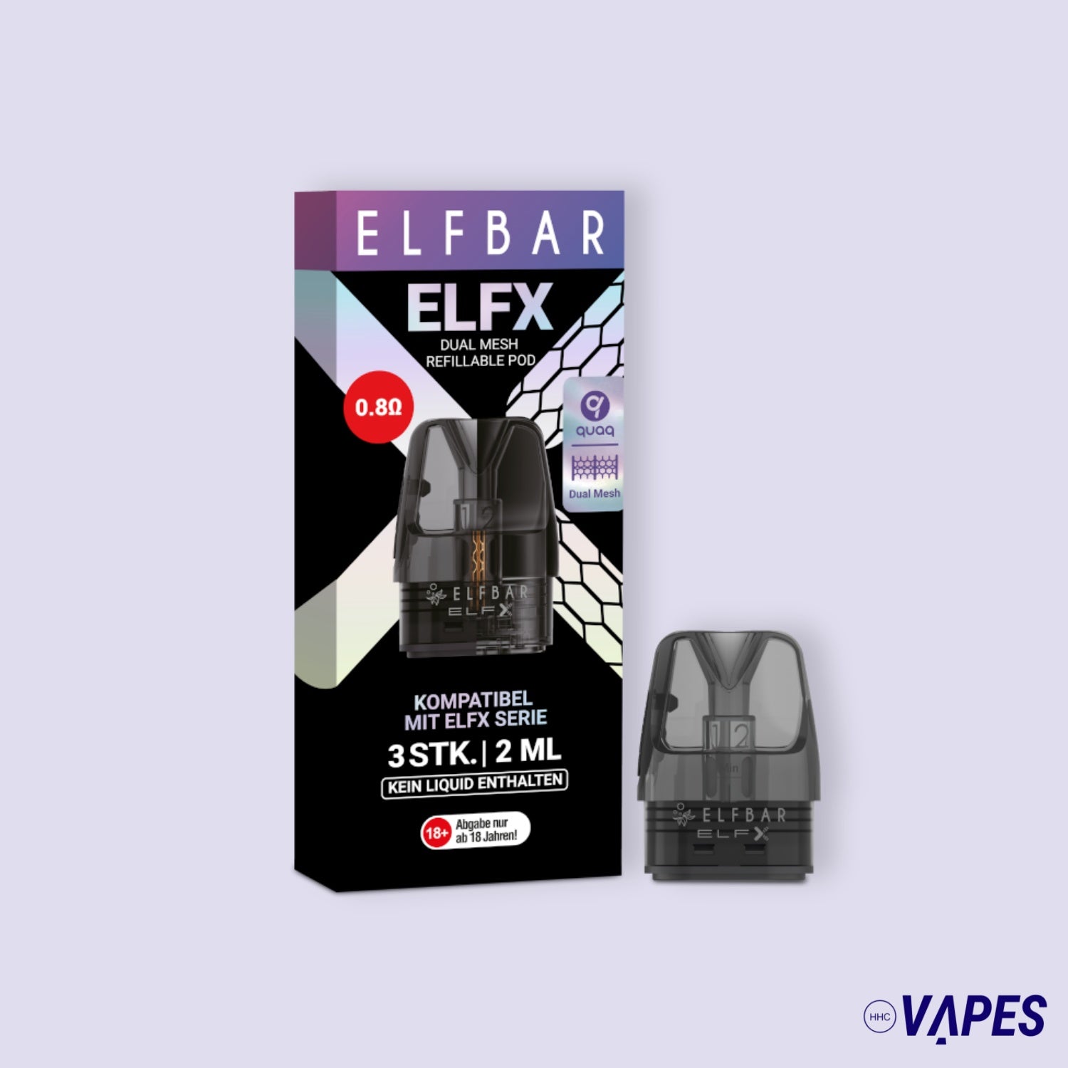 Elfbar ELFX Pod 0,8 Ohm | Zestaw 3 sztuk