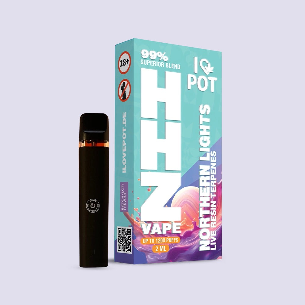 HHZ Vape Pen 95 % | Northern Lights 2 ml premiumkvalitet